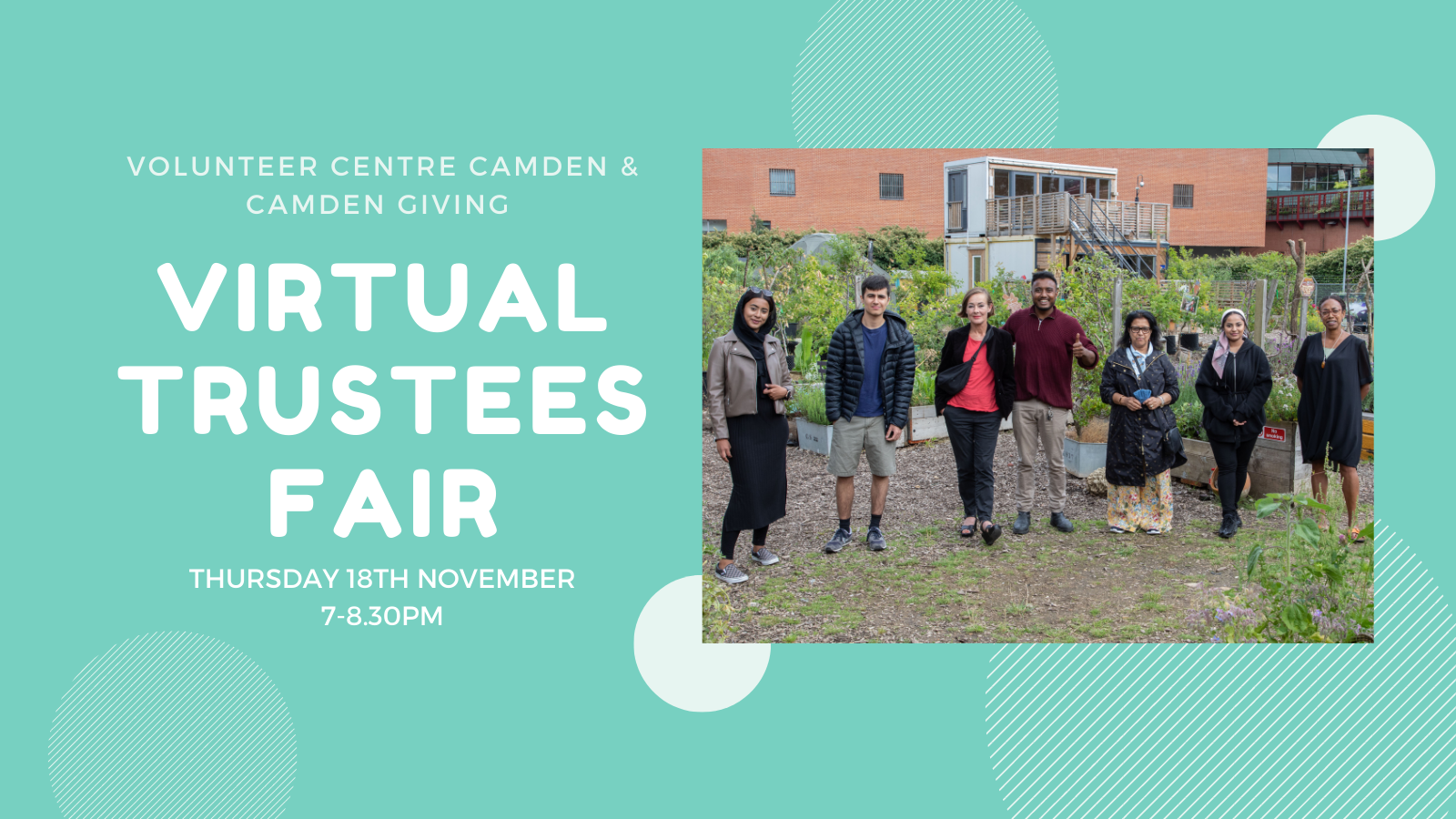 Camden Trustee Recruitment Fair 2021 - Volunteer Centre Camden